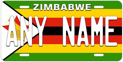 Zimbabwe Flag Any Name Personalized Novelty Car License Plate | eBay