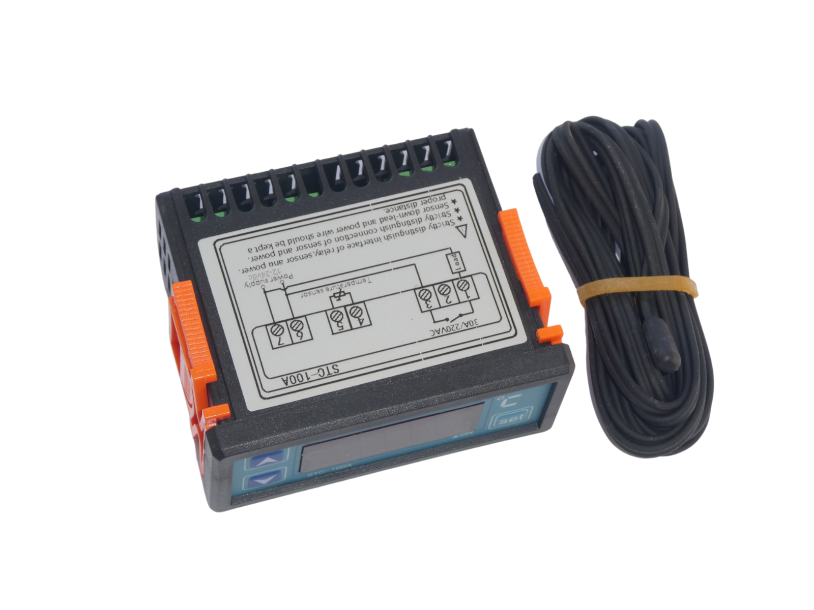 24V Fridge Controller Thermostat Digital LED Display 30A 12v Dual ...