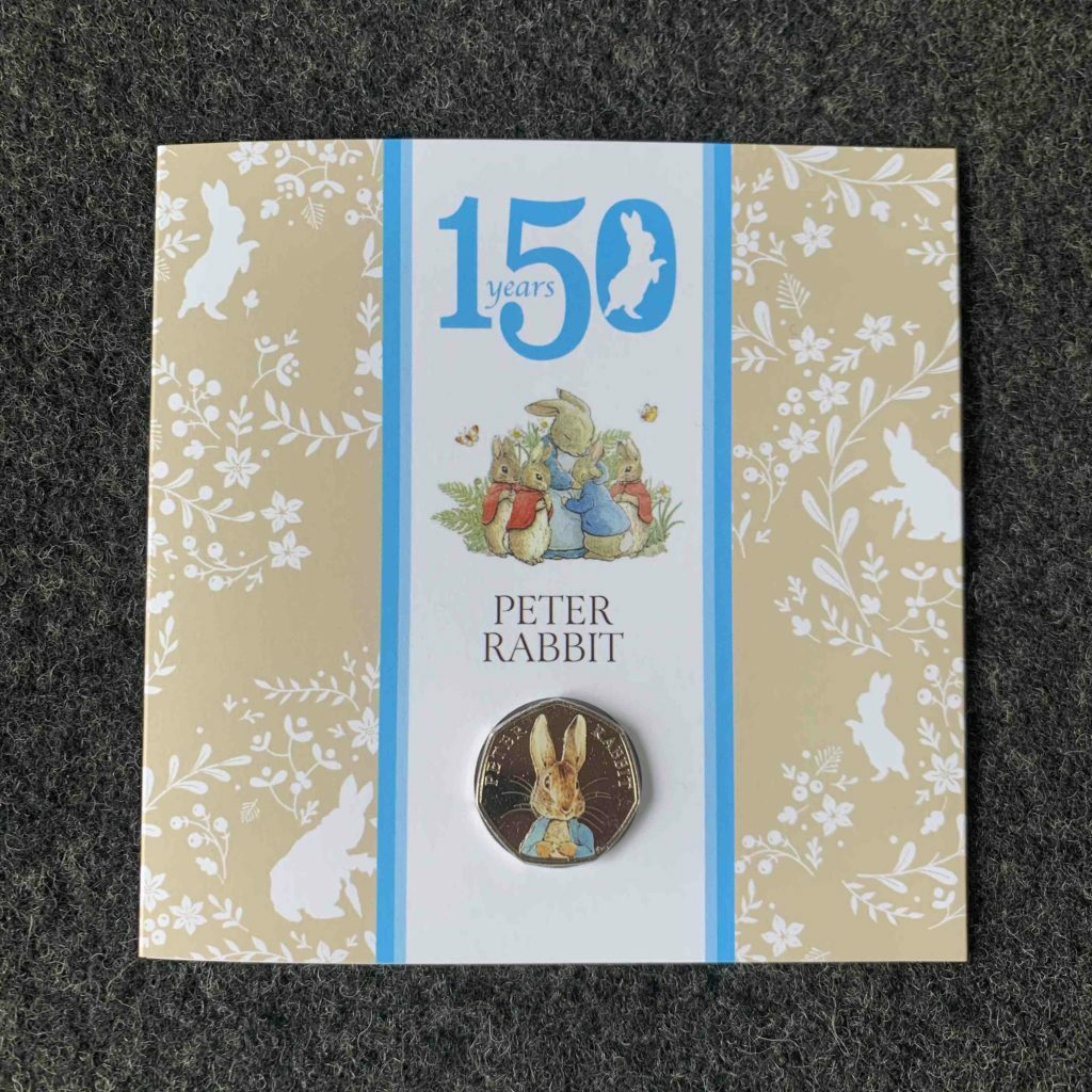 Peter Rabbit 2016, 2017 and 2018 Coloured 50p Royal Mint Coins | eBay
