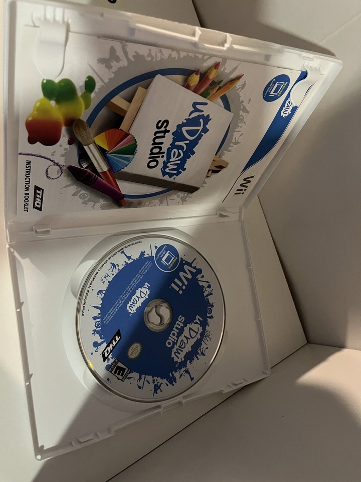 NINTENDO Wii U DRAW STUDIO VIDEO GAME - COMPLETE - TESTED! 785138304168 ...