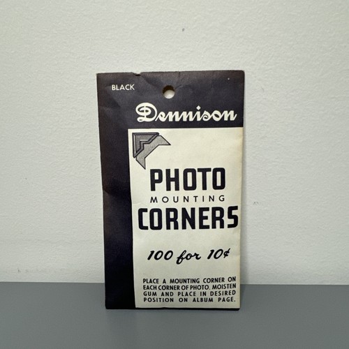 Vintage Dennison Photo Mounting Corners & Mini Small Envelopes | eBay