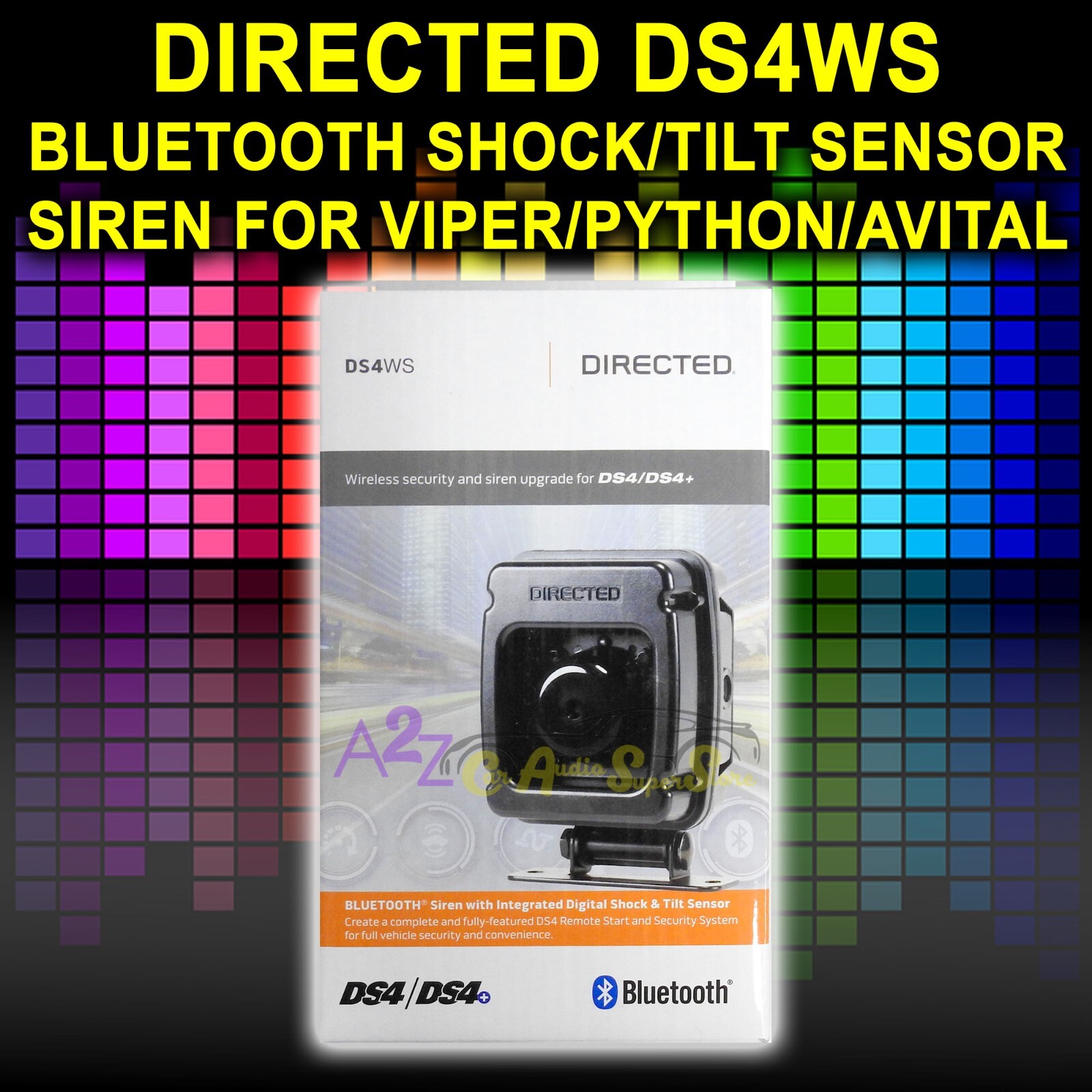 DIRECTED ELECTRONICS DS4WS WIRELESS BLUETOOTH SIREN CAR SECURITY SYSTEM ...