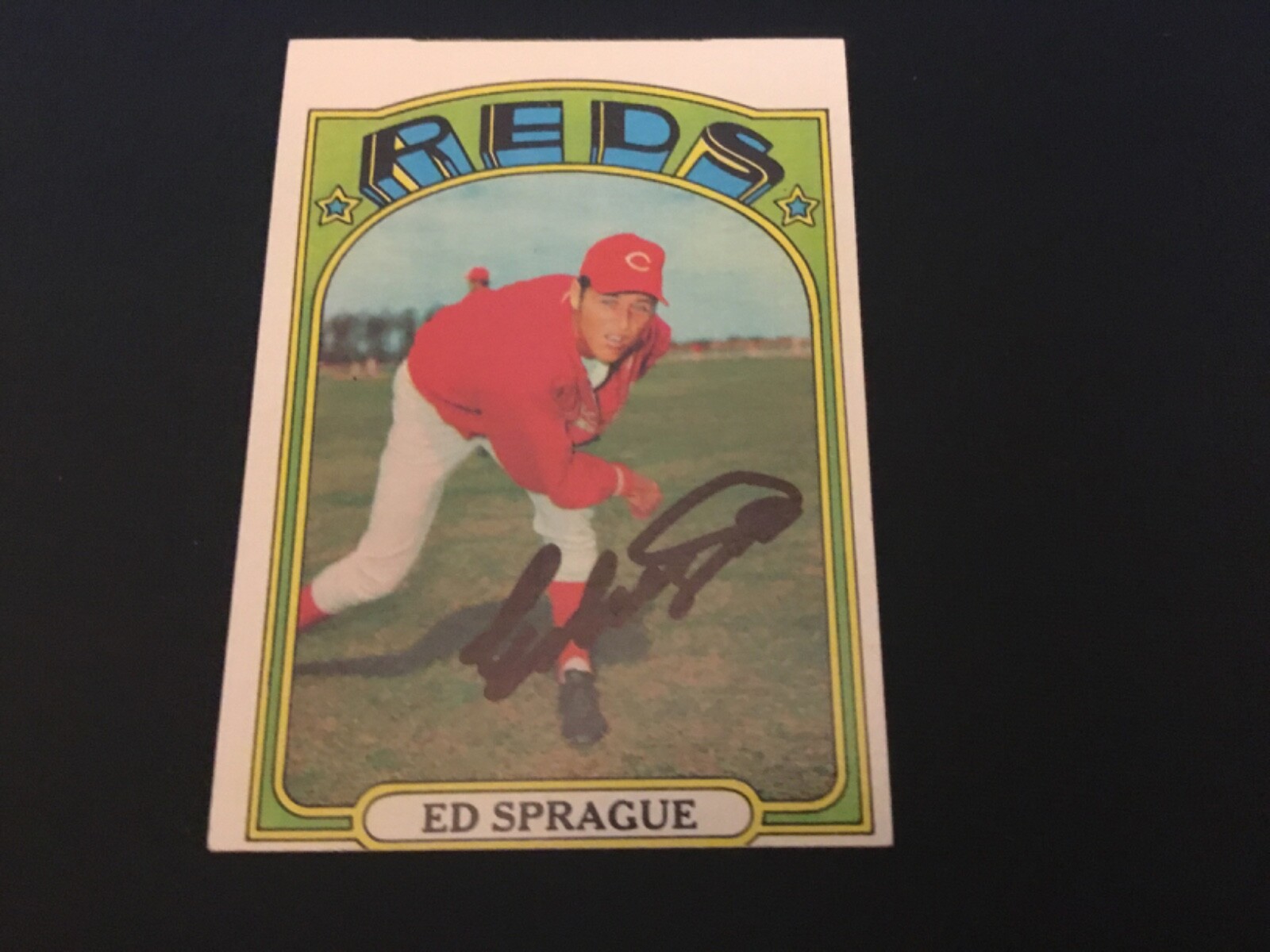 Autographed 1972 Topps Ed Sprague . DEC. #H-1 | eBay
