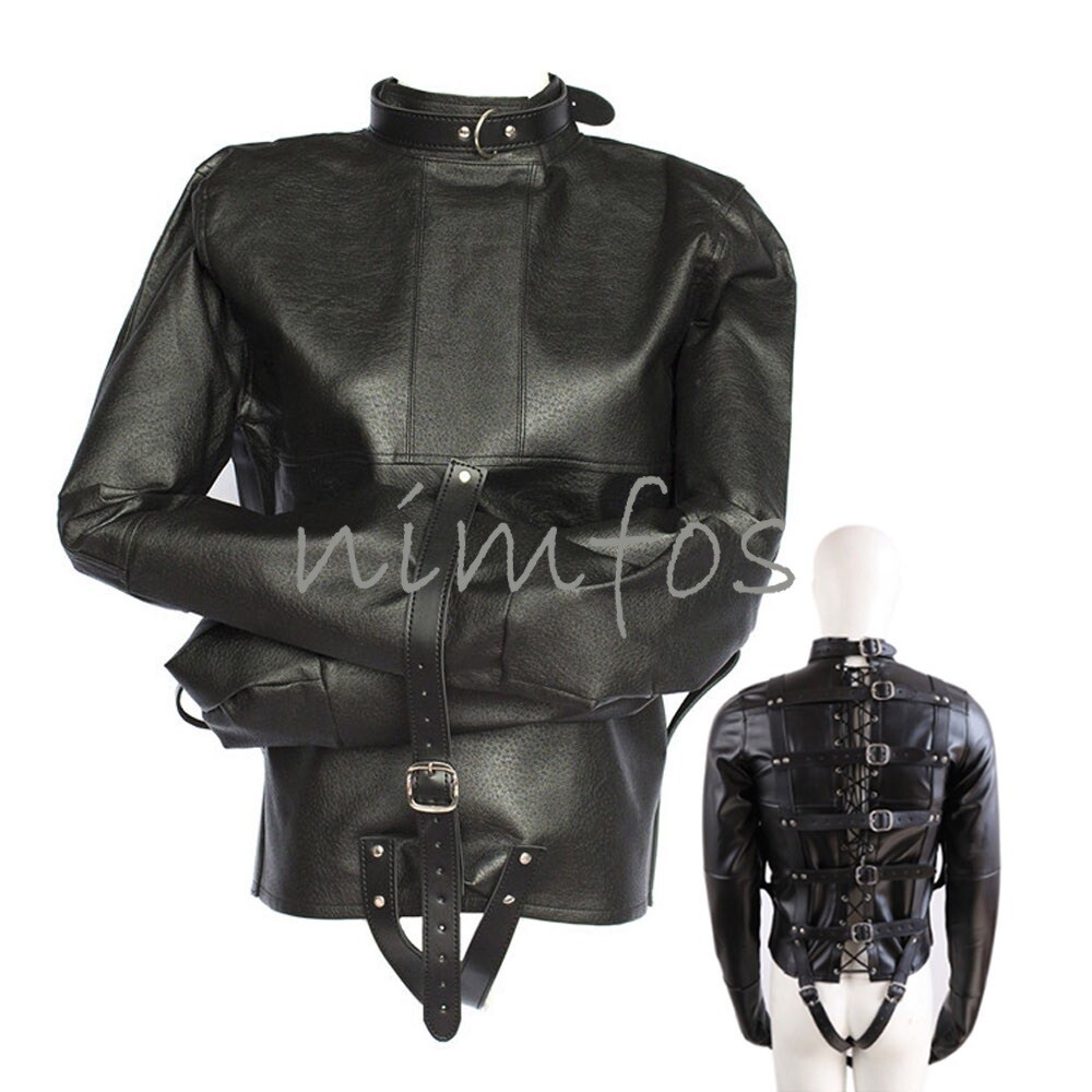 Adjustable Slave Jacket with Long Sleeves Restraints Straitjacket for ...