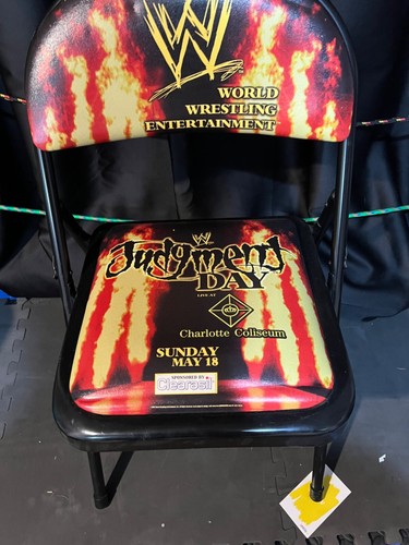 WWE Judgment Day 2003 Ringside Chair #summerslam Vintage | eBay