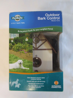 PetSafe Outdoor Ultrasonic Bark Control Birdhouse PBC00-11216 Stop Dog ...