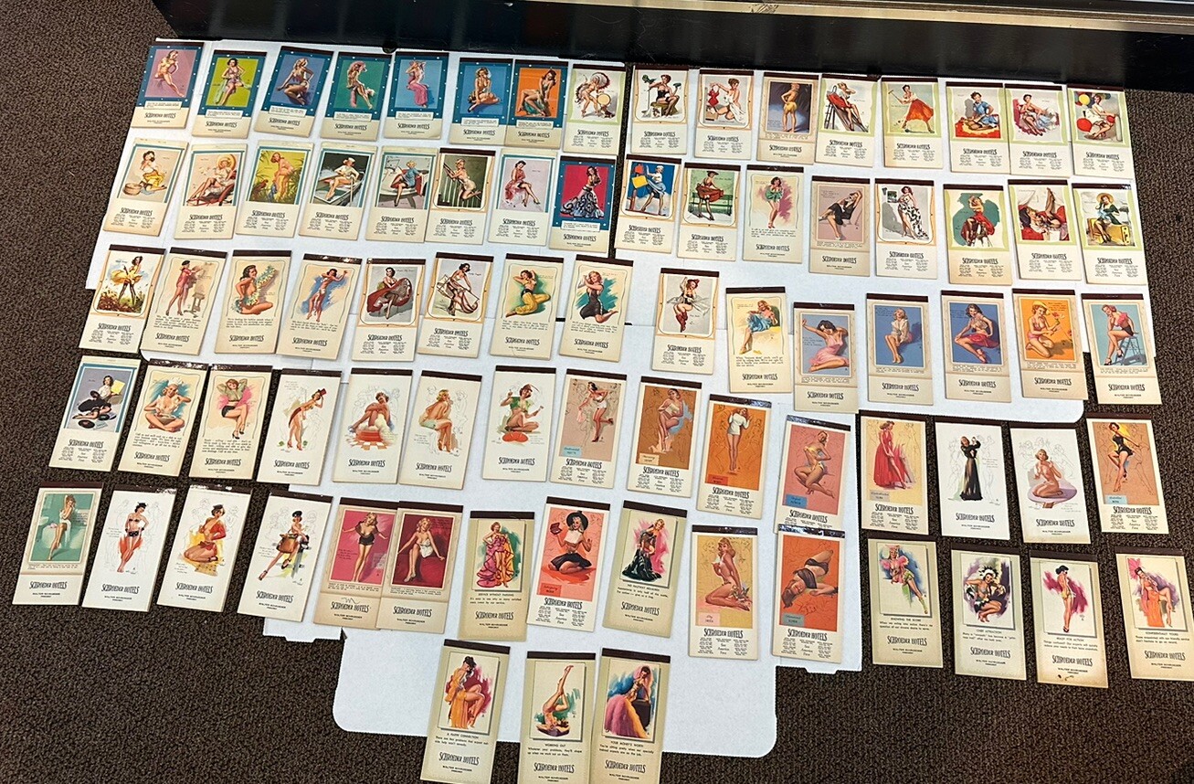 151 Brown & Bigelow Good Girl Pin Up Note Books Probably Salesman ...