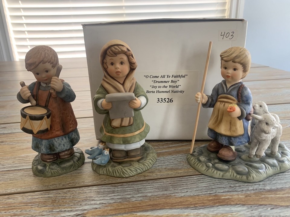 Set 22: 1996/1998 GOEBEL STUDIO HUMMEL BERTA NATIVITY Scene w/ Original ...