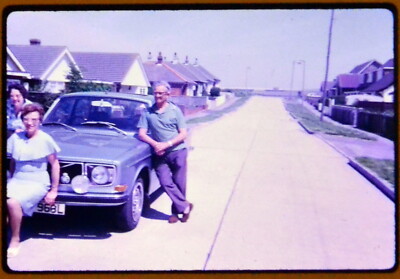 35mm Slide Retro Vintage Colour Color Man Women Old Car Motoring Int ...