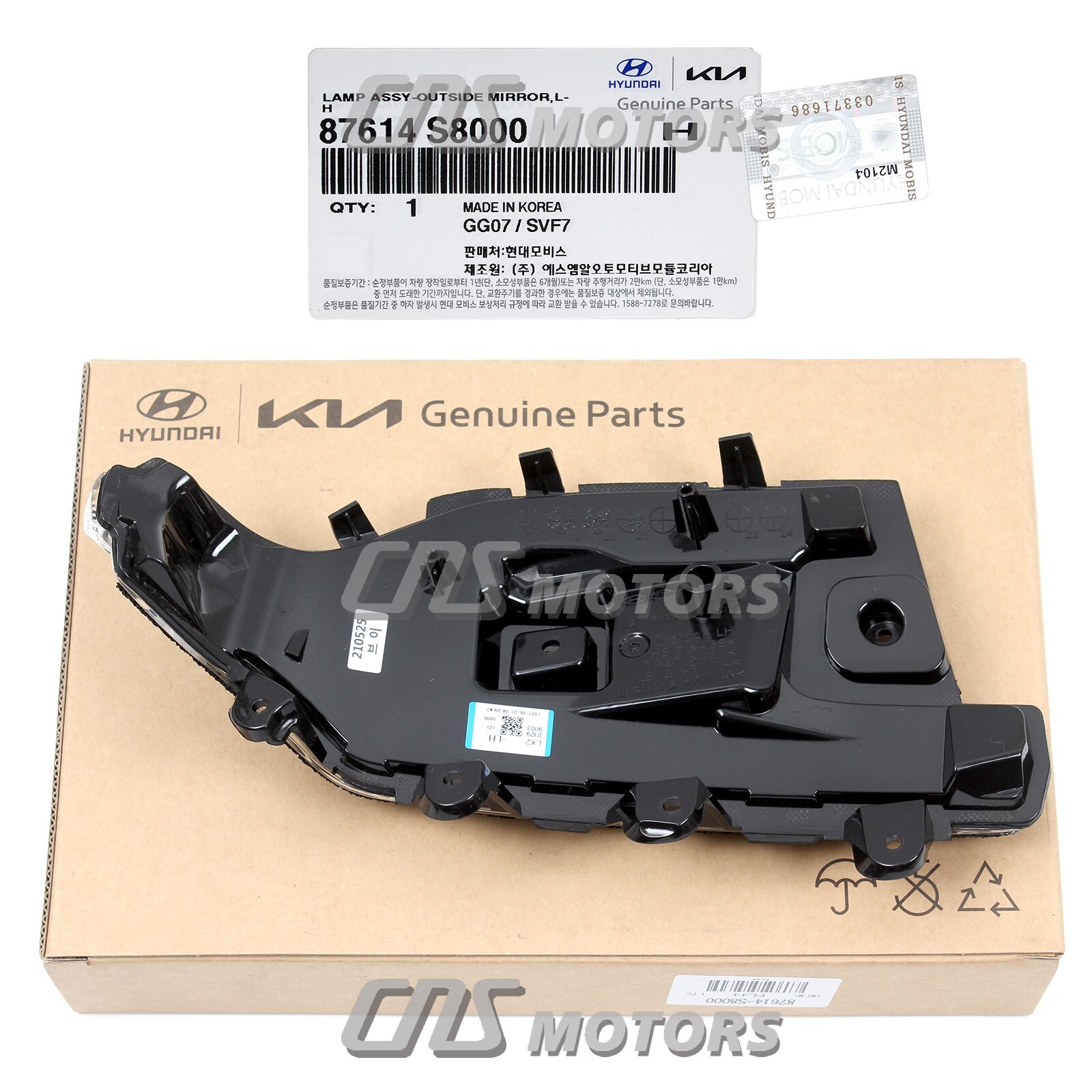 ⭐GENUINE⭐ Outside Mirror Signal Lamp LEFT for 20-24 Hyundai Palisade ...