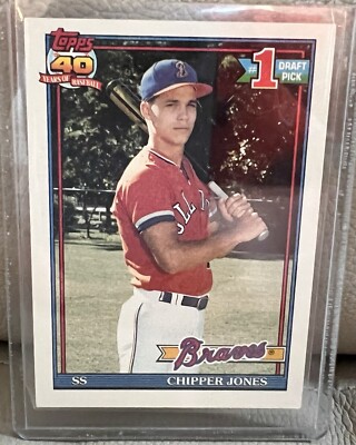 1991 Topps - #333 Chipper Jones (RC) | eBay