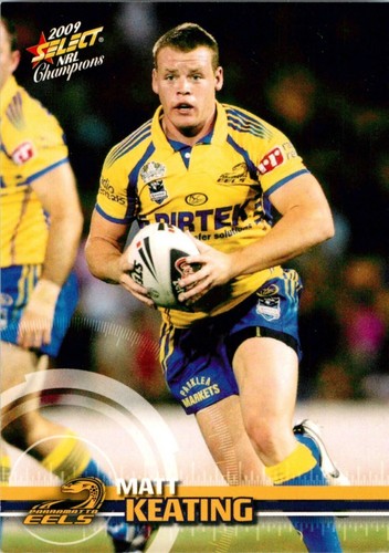 Nouveau 2009 PARRAMATTA EELS NRL Card MATT KEATING | eBay