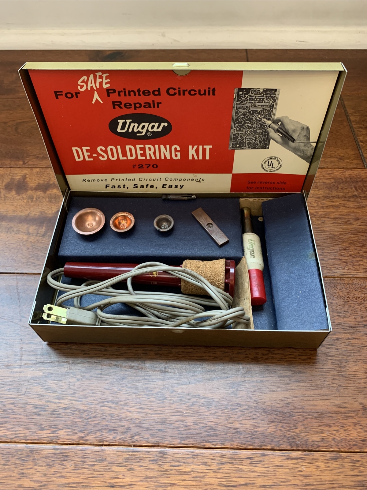 Vintage De-Soldering Kit #270 by UNGAR for Safe Printed Circuit Repair ...