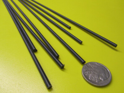 ABS Black Round Rod, .125" (1/8") Diameter x 48" Long, 8 Pcs | eBay