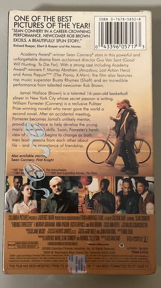 Finding Forrester VHS 43396057173| eBay