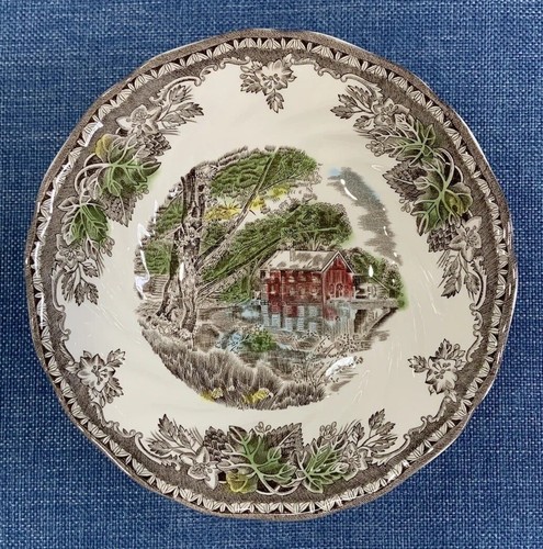 (6) SIX Johnson Bros.-Friendly Village-Cereal Bowls- Old Mill- Made In ...