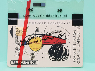 50 U Telecard Tournament Centenary France Telecom At Roland Garros New ...