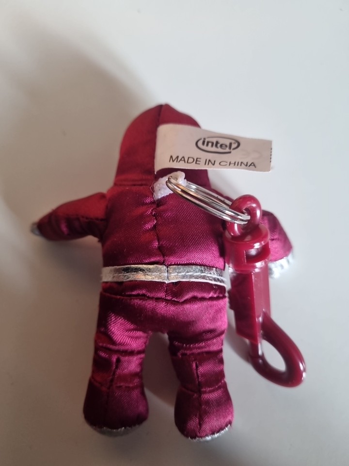 vtg purple silver Intel BUNNY PEOPLE mmx space doll red figure retro ...
