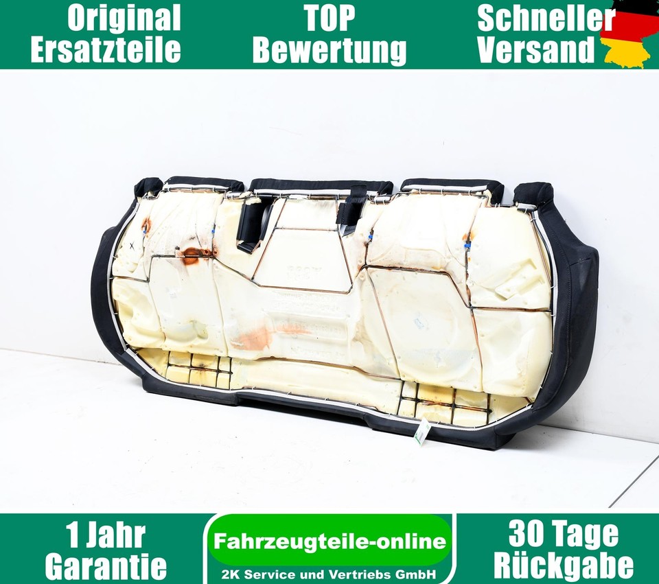 Audi A6 C7 4G 4G0885375K Sedile Cuscino Posteriore In Pelle Nera | eBay