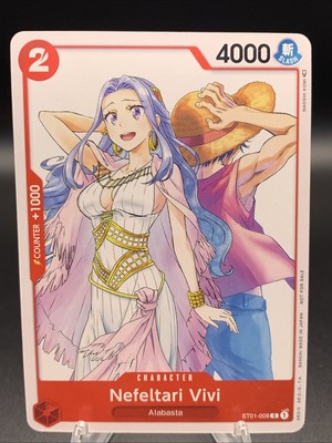 Nefeltari Vivi Alternate Art - ST01-009 NM - One Piece | eBay