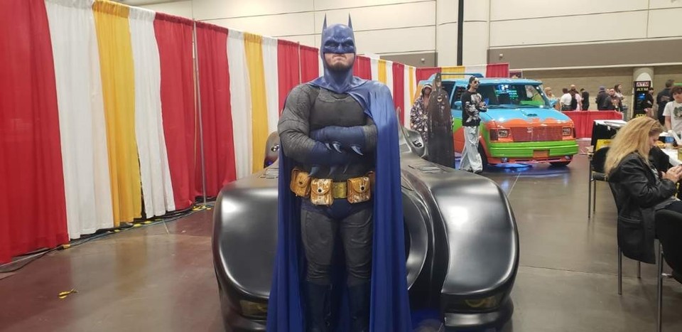 Batman Blue Fabok Cosplay Cowl Mask Helmet and Cape Costume Accessory ...