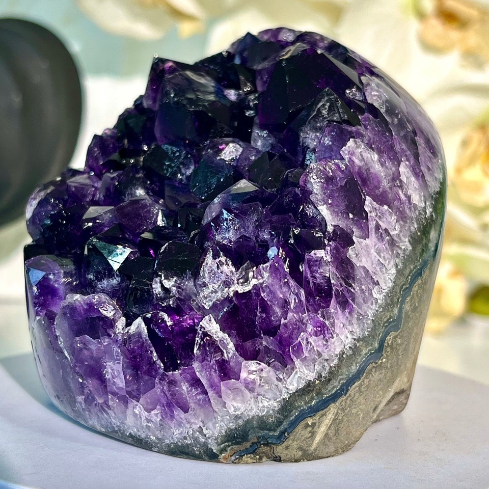 2.09LB Uruguay's top tier amethyst natural amethyst block spiritual ...