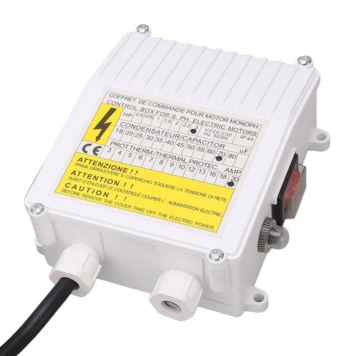 Deep Well Pump Control Box Household 3.0HP Submersible Switch ...