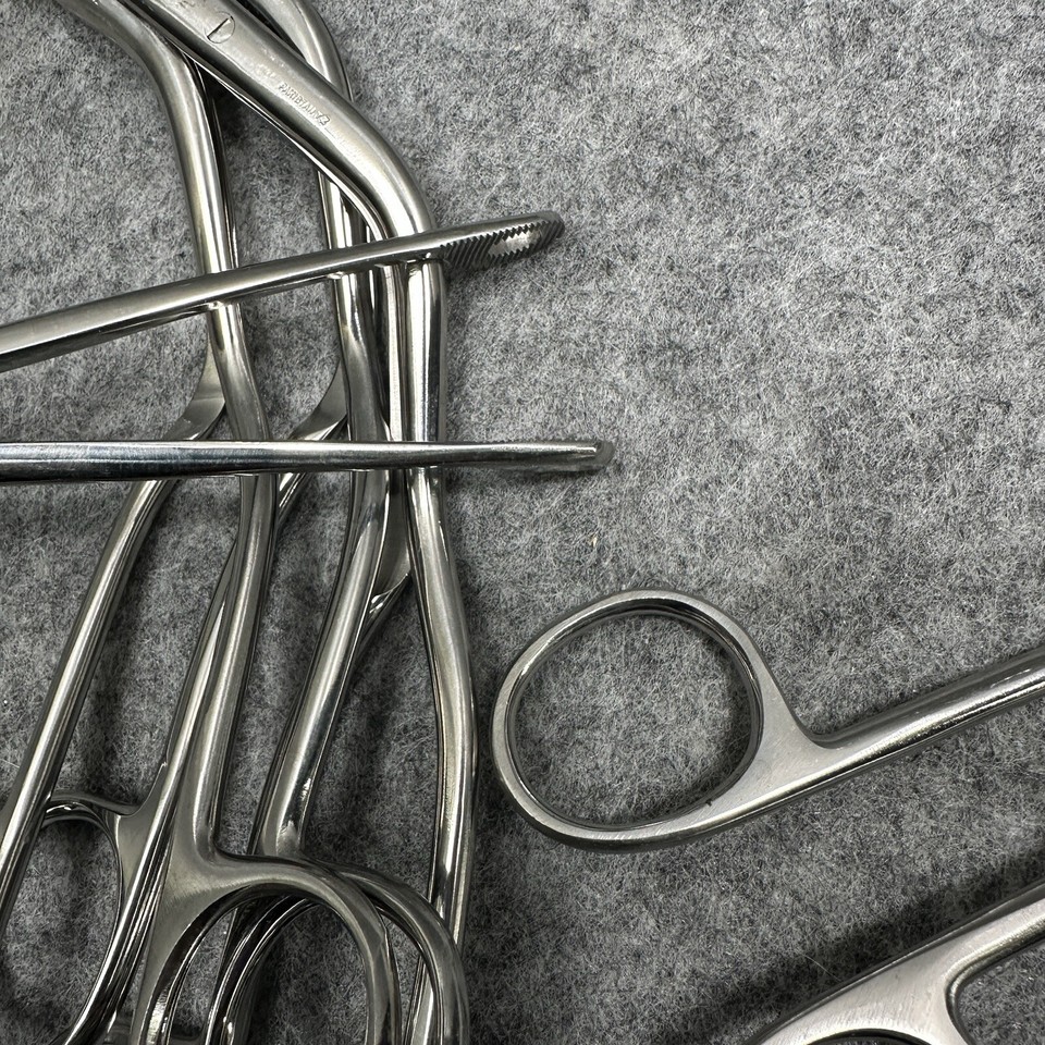 Magill Curved Bent Forceps Set of 5 Adult Size Anesthesia Surgical ...