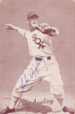 Luke Appling Signed Exhibit Postcard White Sox JSA COA HOF⚾️ | eBay