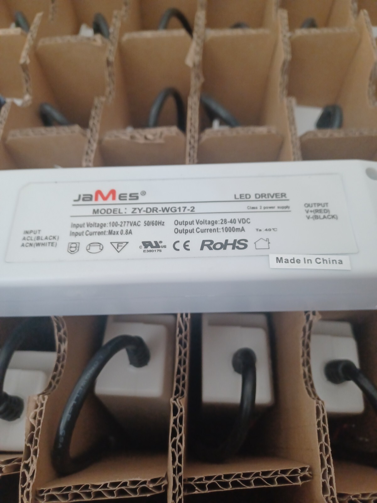 James ZY-DR-WG17-2 LED Driver 100-277v for sale online | eBay