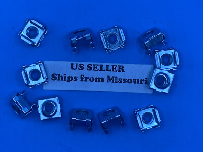 QTY 12- Cage Nut 1/4” for Ford Chrysler Fender Trunk Radiator Support 1 ...