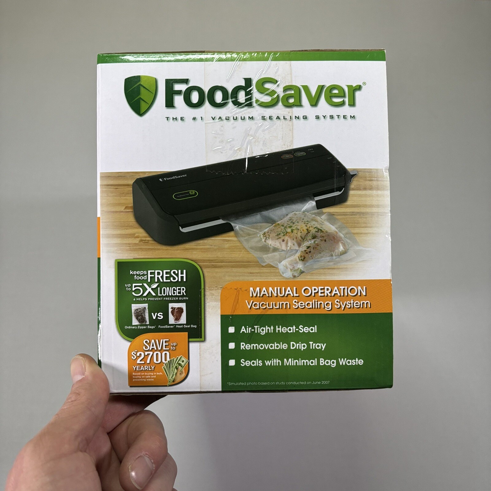 NEW FoodSaver FM2000 Vacuum Sealer Machine with Bags - Black - SEALED ...