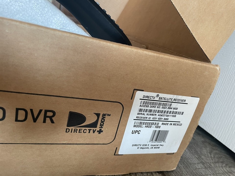 DIRECTV DVR R10 TIVO Digital Receiver Satellite Recorder W/ REMOTE ...