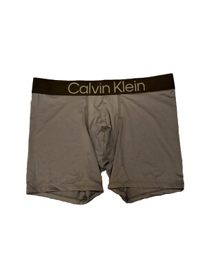 CK NP26830 Steel 4" Boxer Briefs CALVIN KLEIN Polyester/Spandex Gray ...