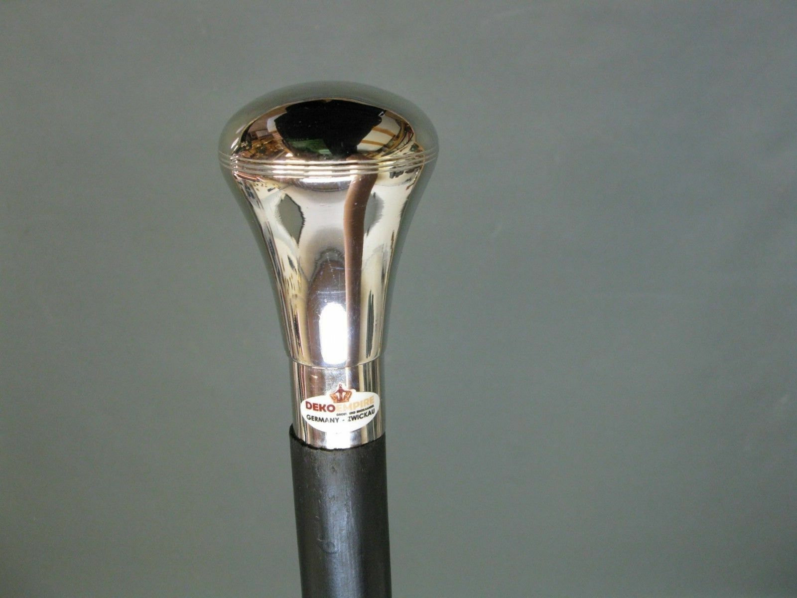 Antique Chrome Handle Victorian king Design Wooden Wa… - Gem