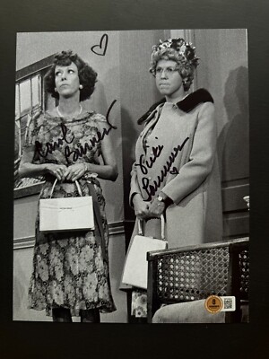 Carol Burnett & Vicki Lawrence Hot autographed signed 8x10 photo ...