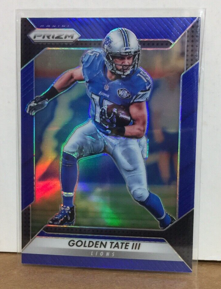 Golden Tate III 2016 Prizm SP Dark Blue #49 Exclusive Retail CASE HIT ...