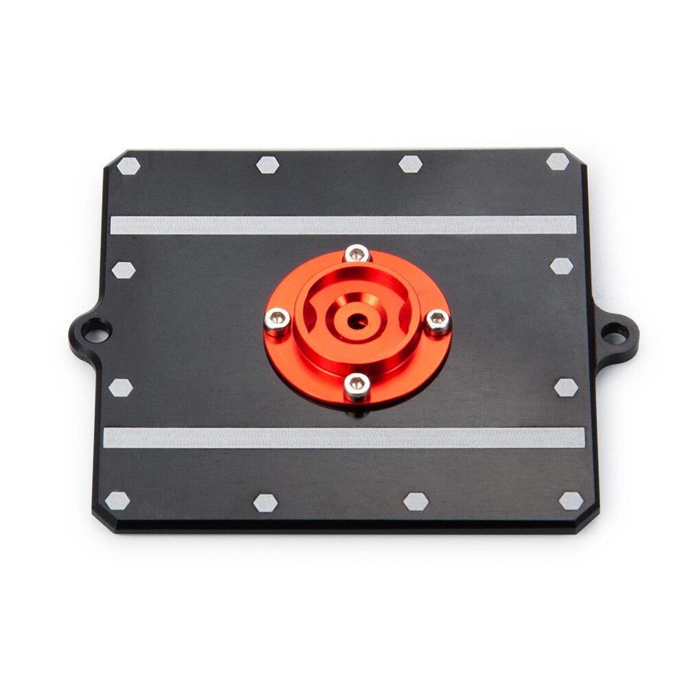 CNC Metal Receiver Box Cover for 1/10 RC Crawler Car Axial Wraith RR10 ...