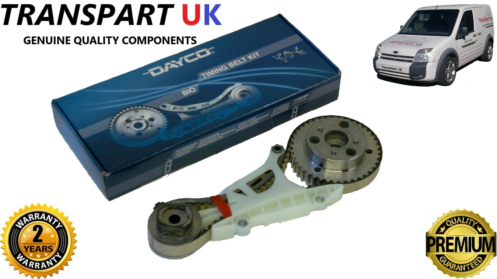 *FORD TRANSIT CONNECT 1.8 DIESEL TDCI TIMING BELT CASSETTE WET LOWER ...