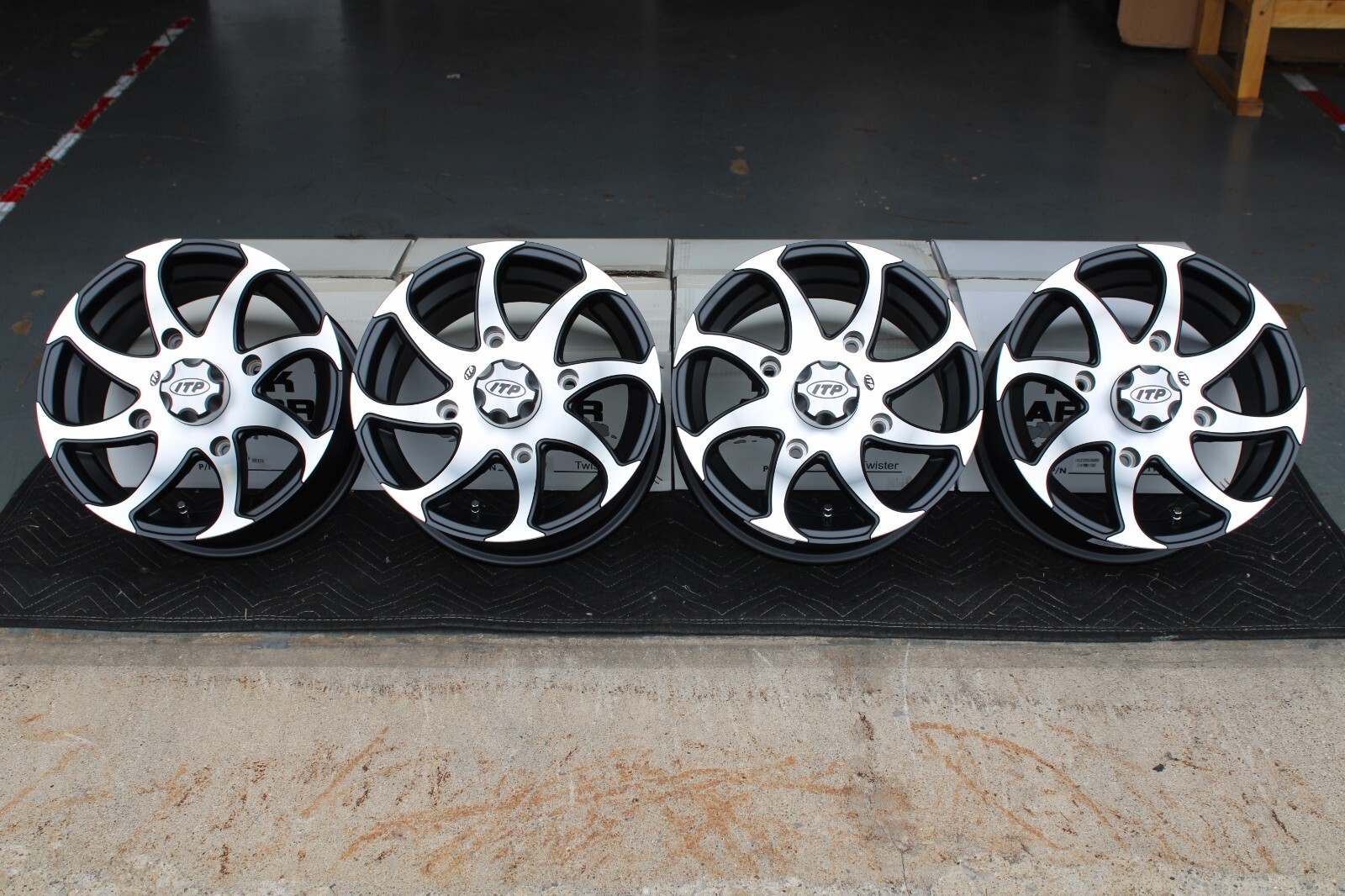 POLARIS RZR 800 14" ITP TWISTER ALUMINUM ATV / UTV WHEELS ( SET 4 ...