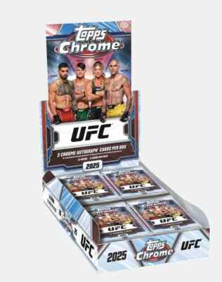 2025 Topps Chrome UFC Hobby Box - Rip + Ship | eBay