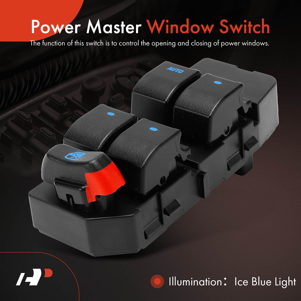 Front Driver Power Window Switch w/ Blue Backlight for Chevy Impala ...