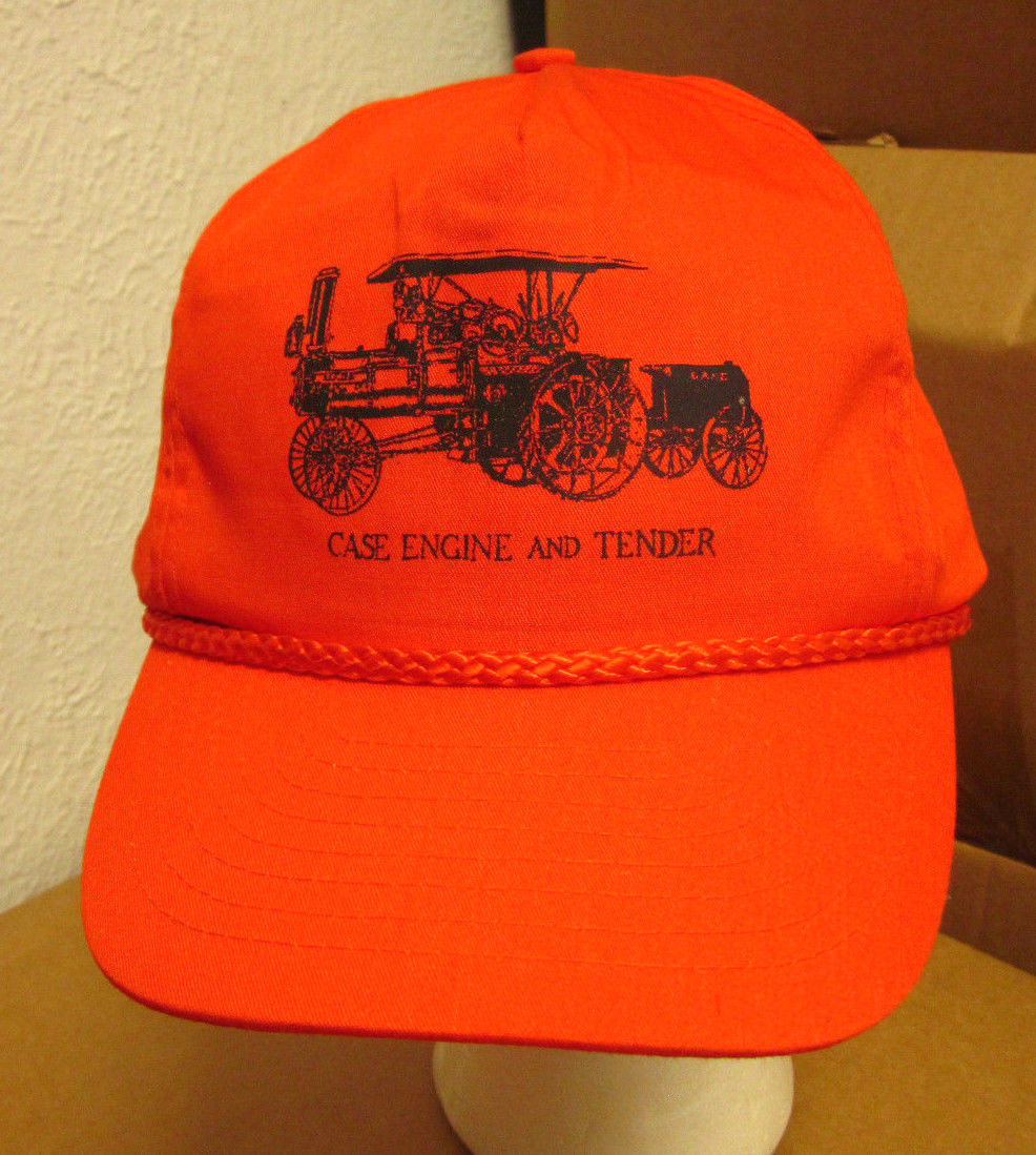 CASE ENGINE & TENDER International Harvester hat tractor cap farming ...