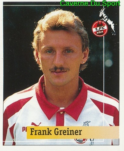 136 FRANK GREINER GERMANY 1.FC KOLN STICKER FUSSBALL 1995 PANINI | eBay