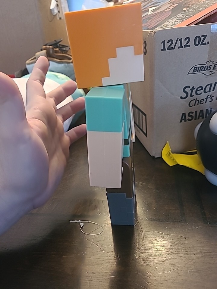 USED Mattel Minecraft Large Scale Action Figure: Alex 8.75 inches Tall ...