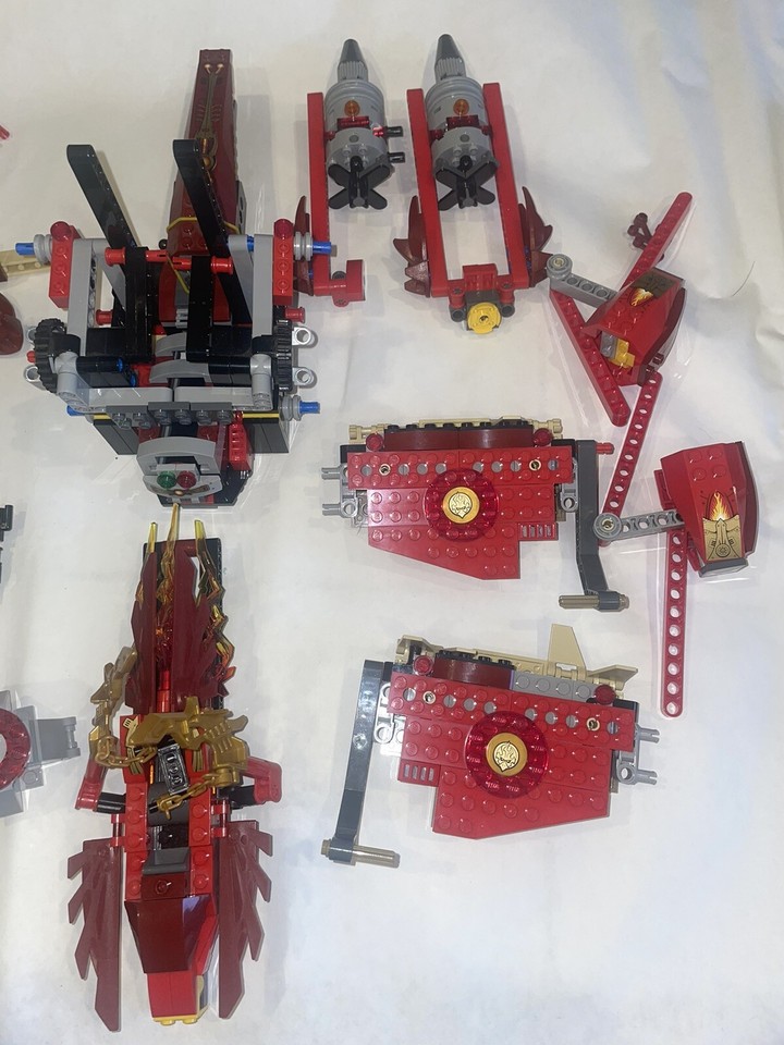 Lego Chima Flying Phoenix Fire Temple Set #70146 For Parts Only | eBay