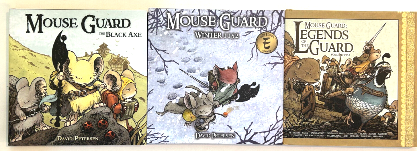 MOUSE GUARD Lot 3 GRAPHIC NOVEL Hardcover Books BOOM! BRAND NEW | eBay