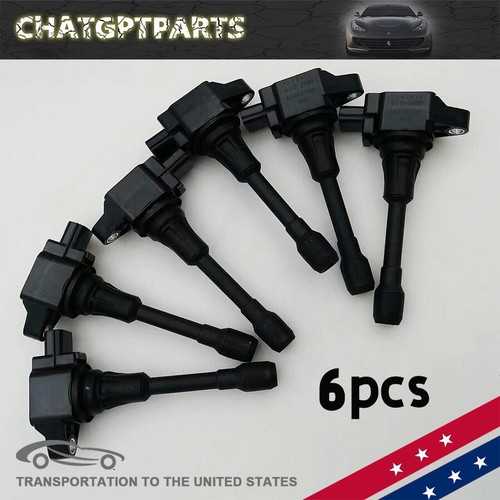 6x Ignition Coils FOR Nissan 370Z Infiniti EX37 FX37 M37 G37 Q60 3.7L ...