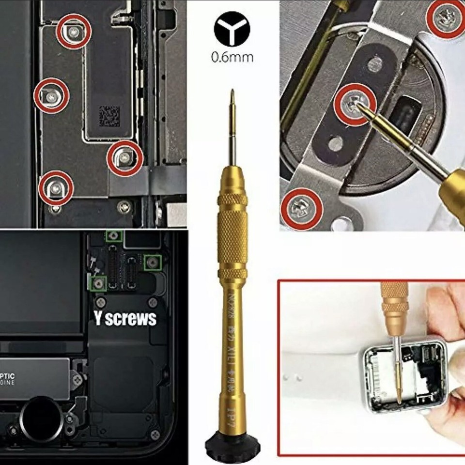 Y0.6mm Y000 Tri-point Screwdriver For Apple IPhone 7 8 XS XR SE 11 12 ...