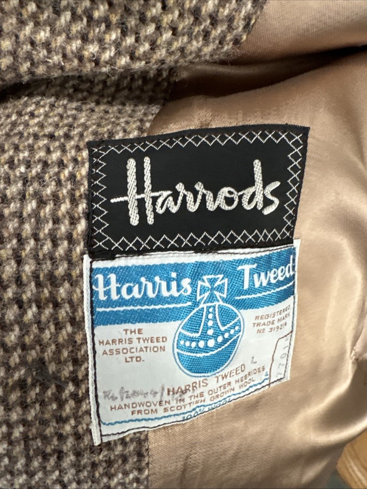 VTG Inverness Cape Ulster Coat Overcoat Harris Tweed Scottish Overcoat ...